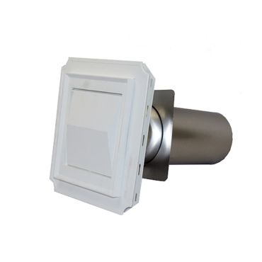 4' J Block Vent Hood - White