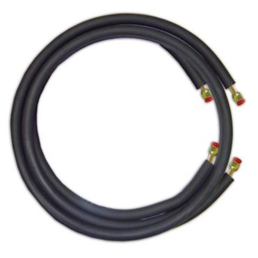 1/4" x 3/8" x 25' Mini-Split Line Set - 1/2" Insulation and Flare Fittings