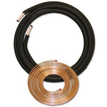 3/8" x 3/4" x 50' Copper Line Set - 3/4" Insulation