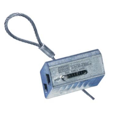 3/32" x 10' Looped Cable with Dyna-Tite® Cable Lock - 10 Pk