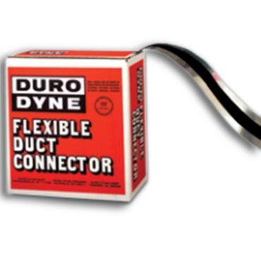 Exelon Flexible Duct Connector - 4" x 4" x 4" - Black - UL Listed