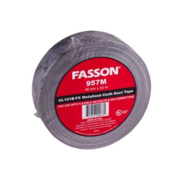 Fasson® 957 Metalized Duct Tape - 2" x 60 YDS