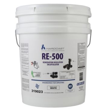 RE-500™ Hardcast® Spray Grade Insulation Coating - White - 5 Gallons
