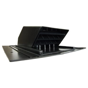 6" Plastic Roof Cap - Black