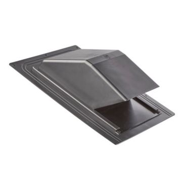 10" Black Plastic Roof Cap