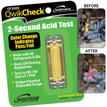 Refrigerant QuikCheck® Acid Test Kit