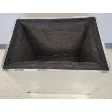 20" x 13-1/2" x 24" Plenum Box - R8 Lined