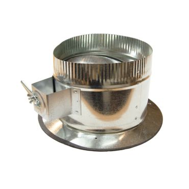 10" Air-Tite Flat Takeoff with Damper and 2" Standoff