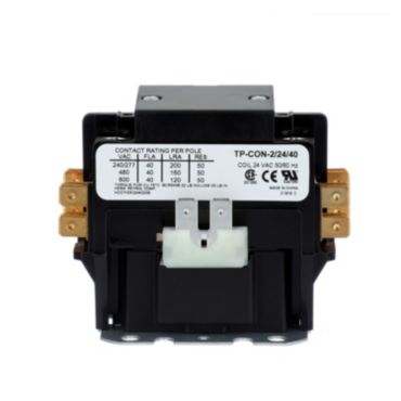 TRADEPRO® Contactor - 2 Pole - 24V - 40 Amp - Contactors - HVAC Parts