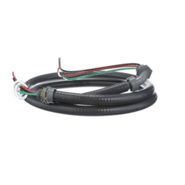 TRADEPRO® AC Whip - #10 Wire and Non-Metallic Connectors - 1/2" x 6'
