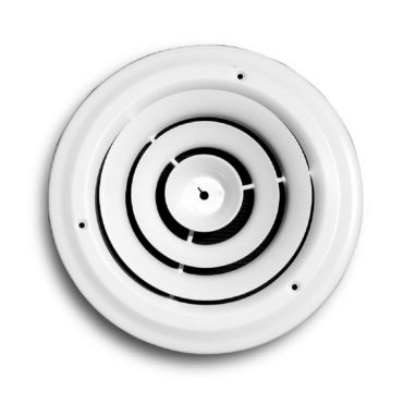 14" Round Ceiling Diffuser - 800 Series - White