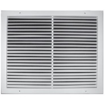 24" x 24" Fixed Bar Return Grill - Aluminum